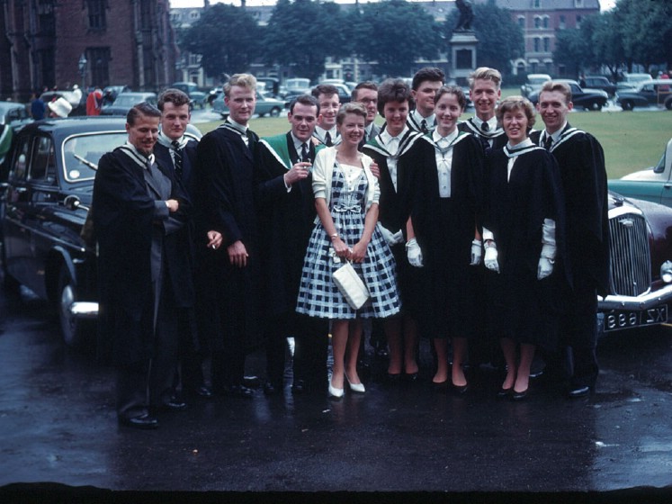 Graduation, The Queen's University of Belfast, June 1960. Fellow ...